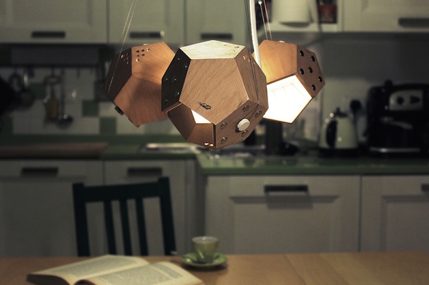 This fully customisable modular lamp fits the user's unique style ... This fully customisable modular lamp fits the user's unique style ...