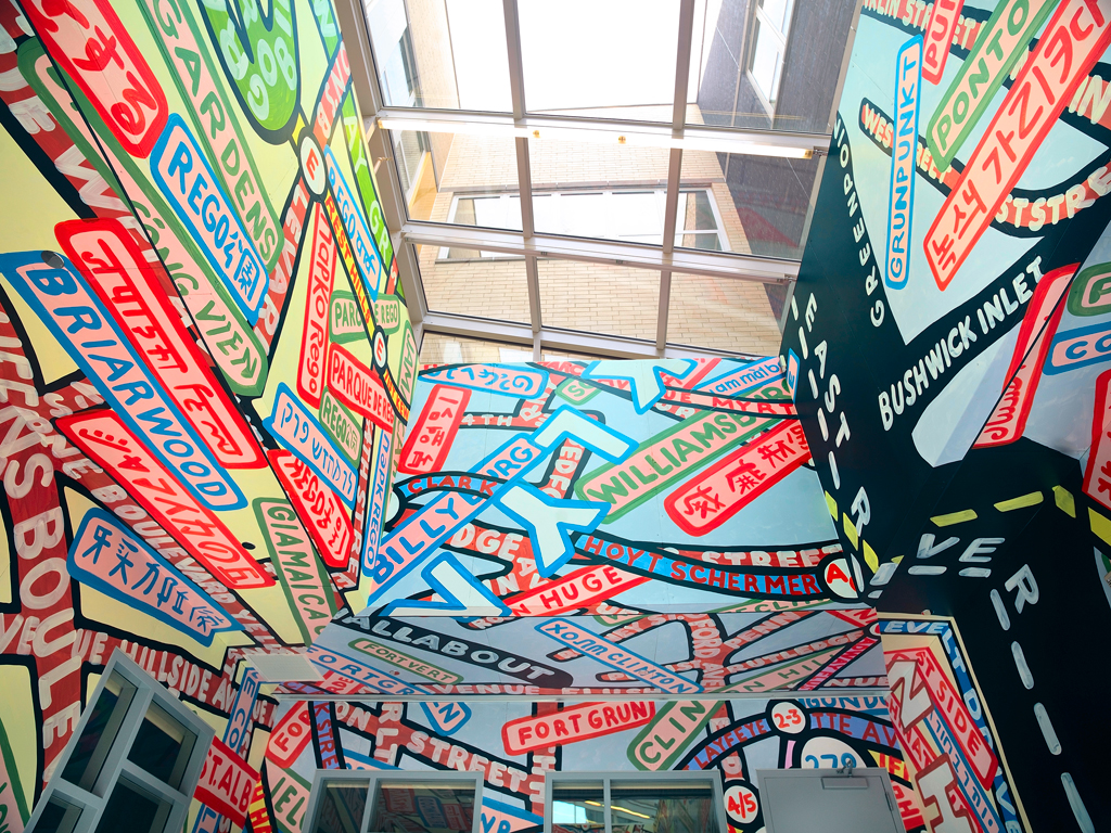 Paula Scher mural | Design Indaba