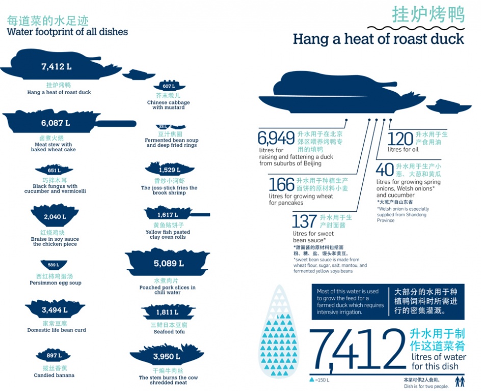 The waterprint of food | Design Indaba