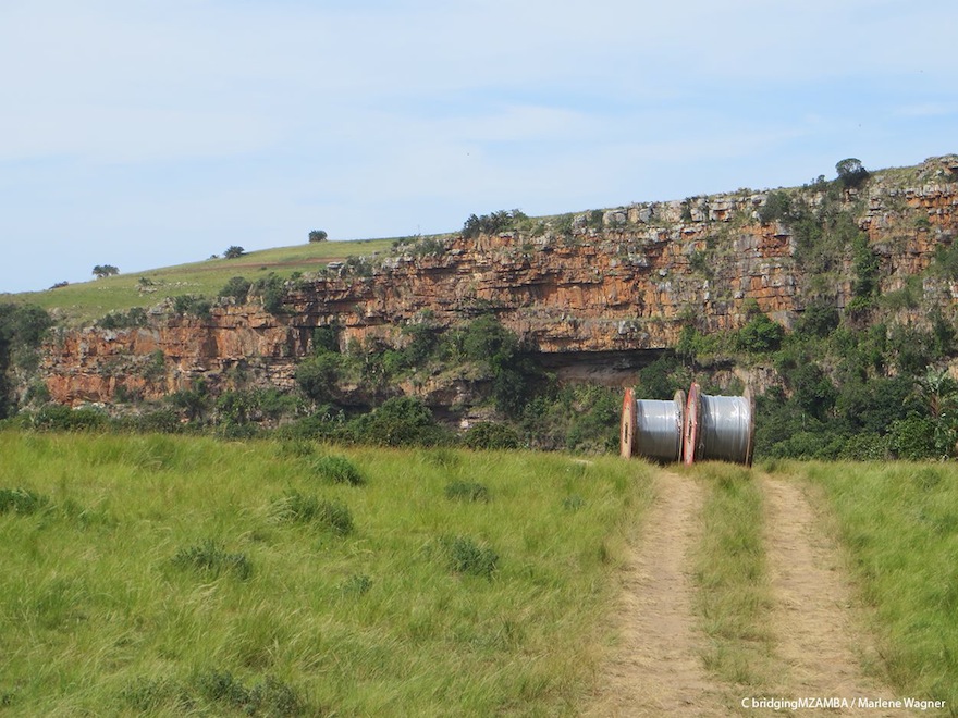 A new bridge across the Mzamba River connects a rural community to ...