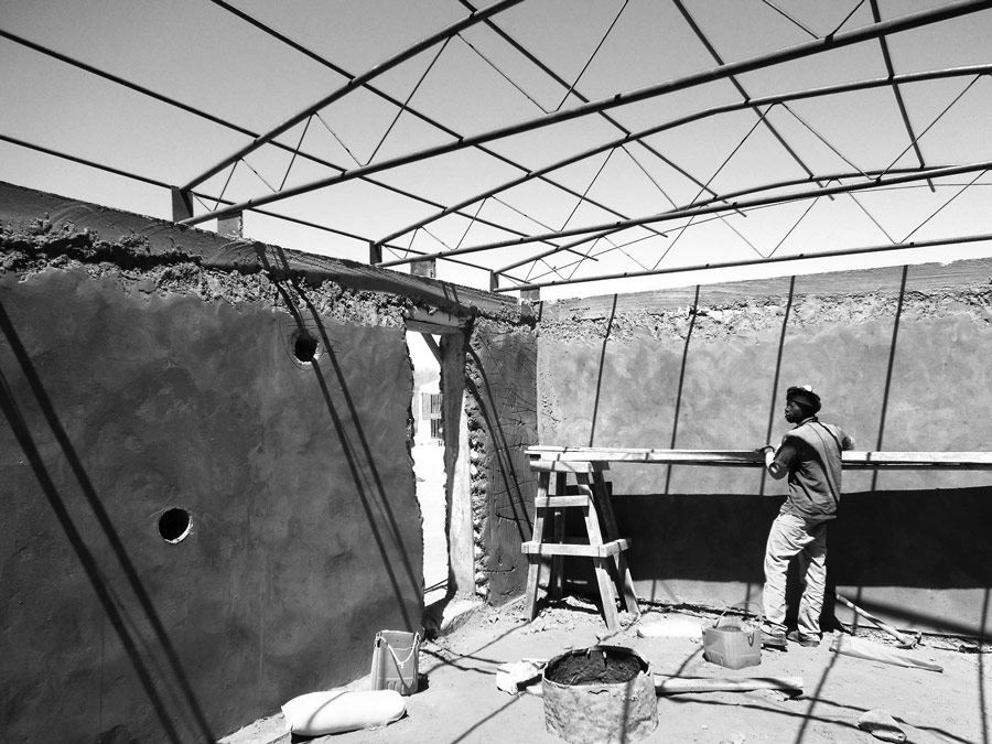 60 sandbag classrooms built in Mbera refugee camp, Mauritania | Design ...