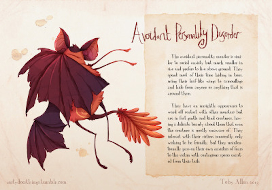 Toby Allen's illustrations show us what mental illnesses look like ...