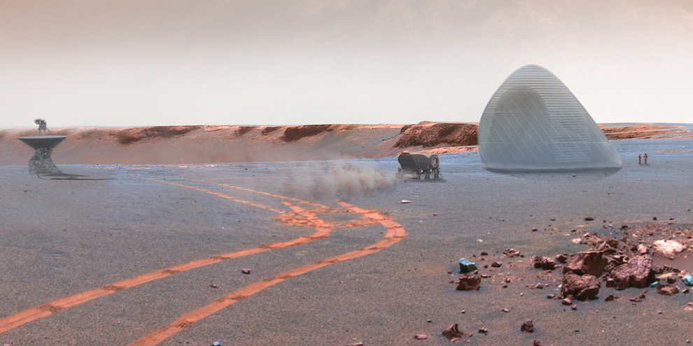 Our future homes on the Red Planet may be built with ice | Design Indaba