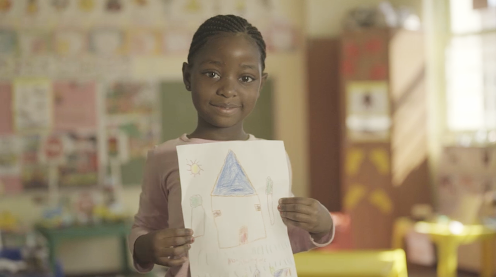 World Hunger Month advert illustrated by 250 children | Design Indaba