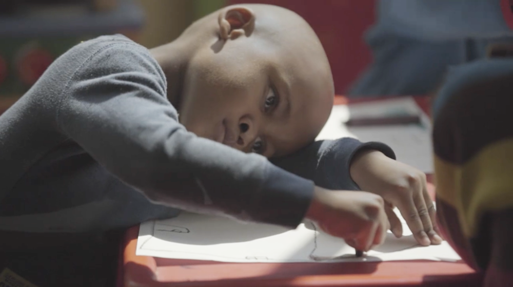 World Hunger Month advert illustrated by 250 children | Design Indaba