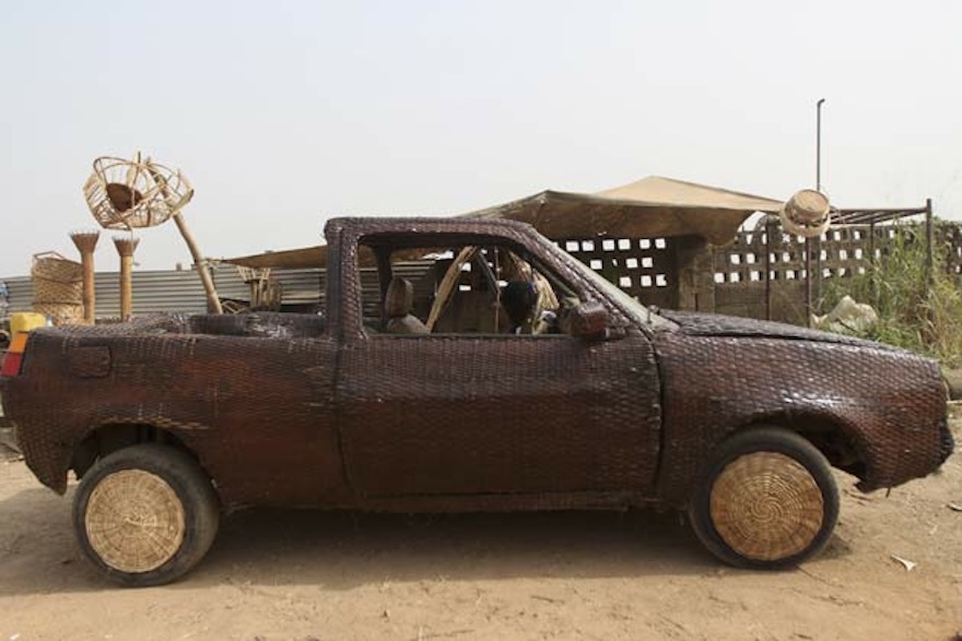The world’s first hand-woven raffia car in Nigeria | Design Indaba