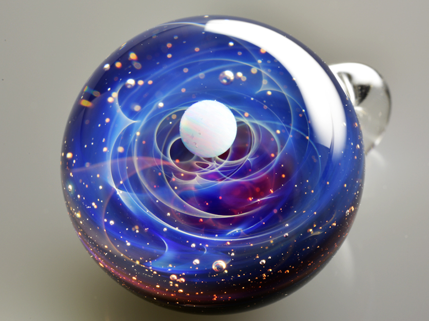 Artist creates tiny galaxies with glass | Design Indaba