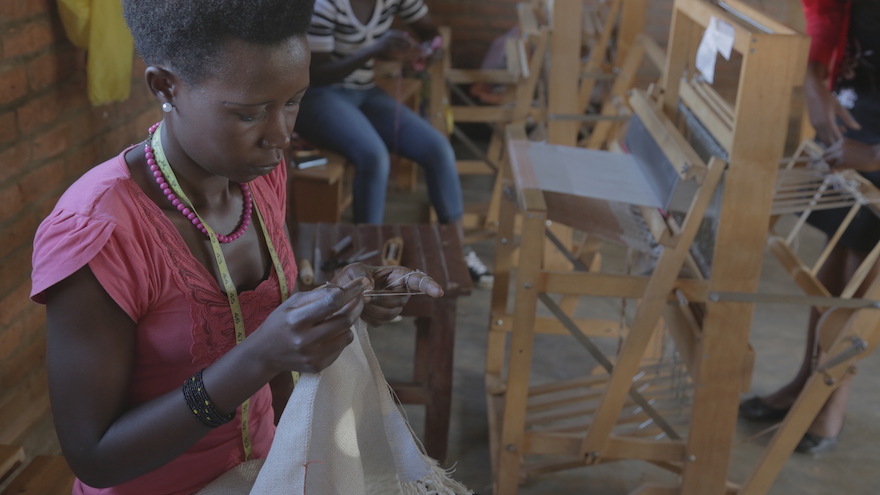 Kigali's Isano weavers is one of the Rwanda's many skilled cooperatives ...