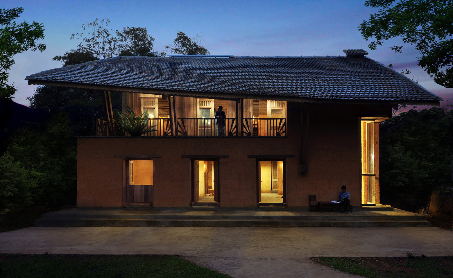 Vietnamese vernacular and modern construction meet in this community ...