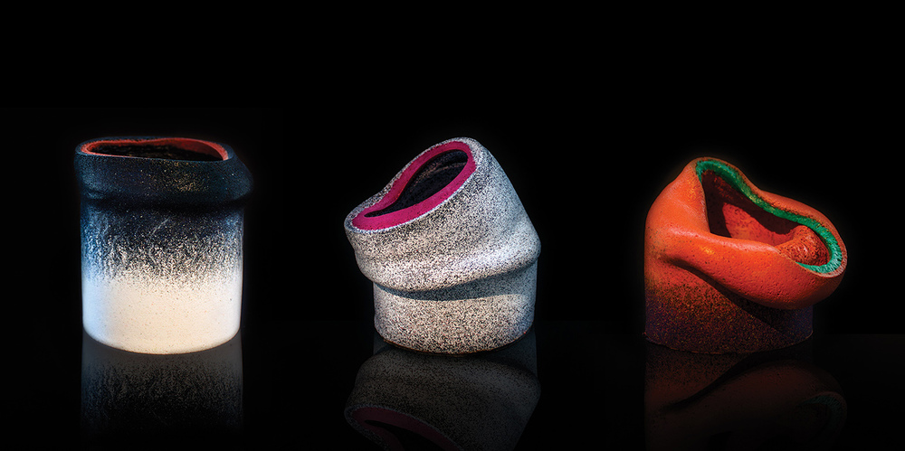 Recycled plastic gets beautiful with these vessels | Design Indaba