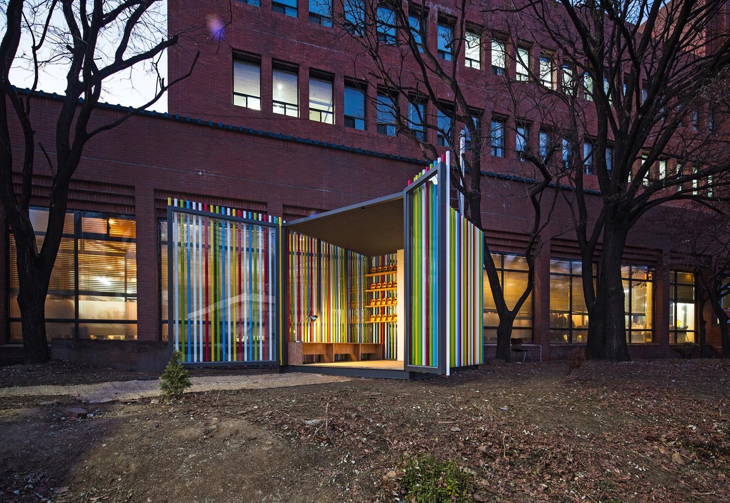 These colourful mini libraries are revitalising a forgotten corner of ...
