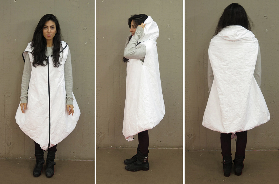 A coat that doubles as a shelter for refugees | Design Indaba