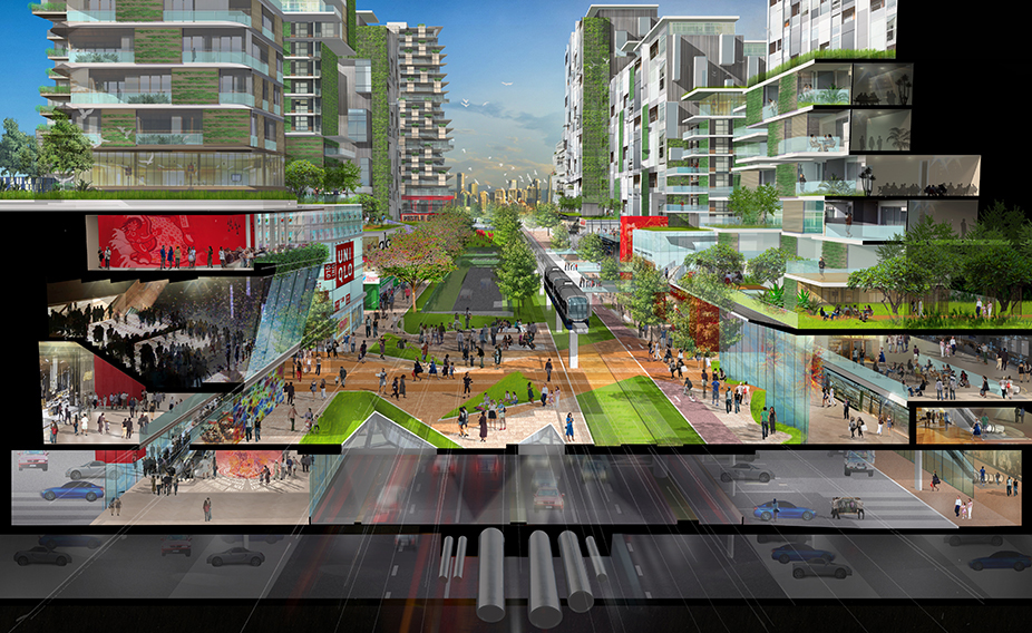 Tropical utopian city proposed for Malaysian coastline | Design Indaba