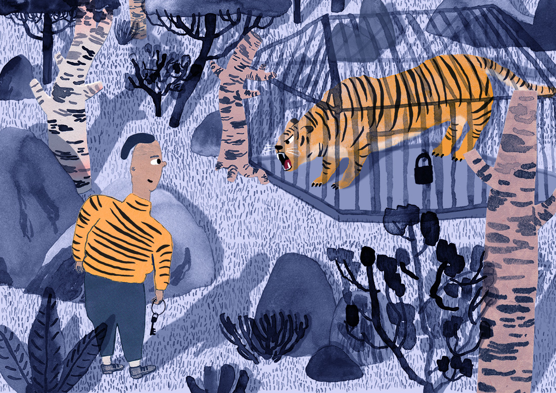 Young Norwegian illustrator explores the darkness inside | Design Indaba