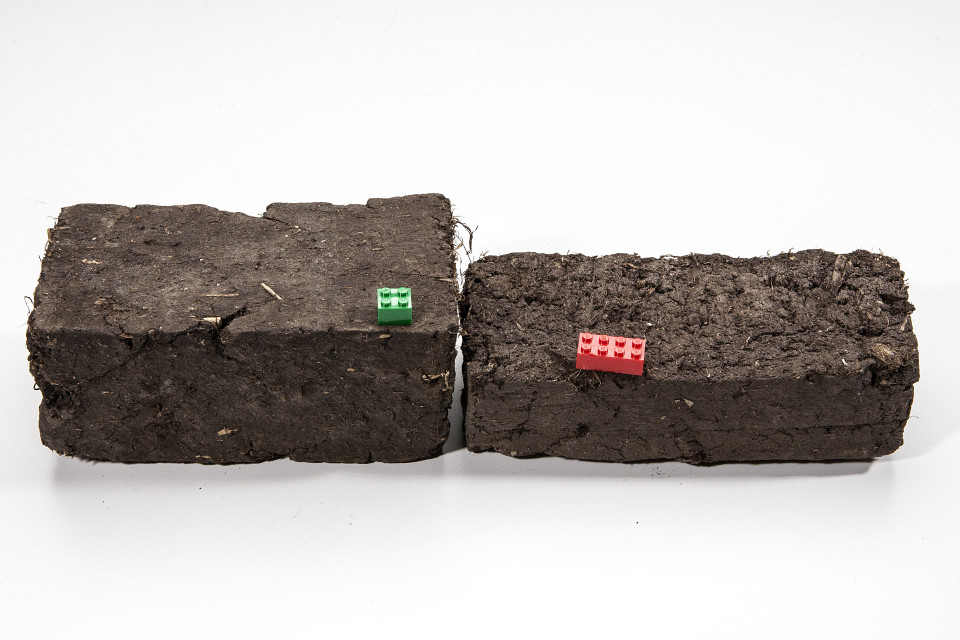Pressed peat makes for ideal building blocks | Design Indaba
