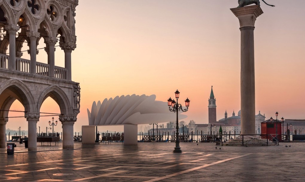 Sundial installation 3D-printed with sheets of plastic | Design Indaba