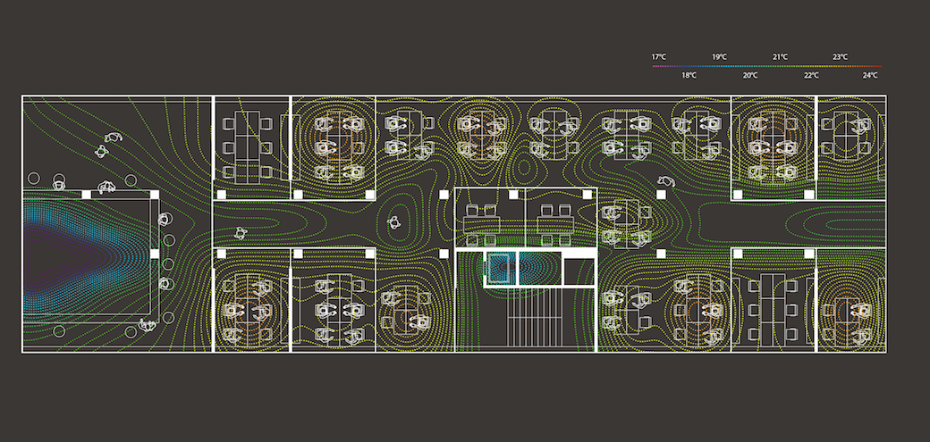 Personalised temperature control follows users around the building ...