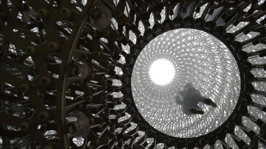 The Hive pavilion replicates the ways bees communicate | Design Indaba