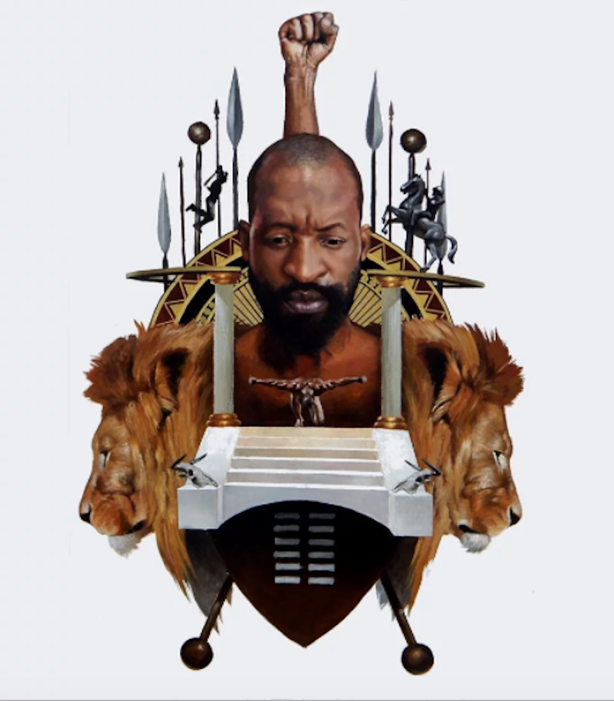 Navigating African masculinity in mixed media art | Design Indaba