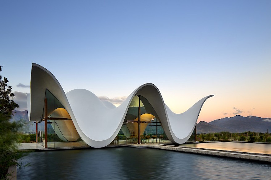 This Bible-verse inspired building has a unique swan-like design ...