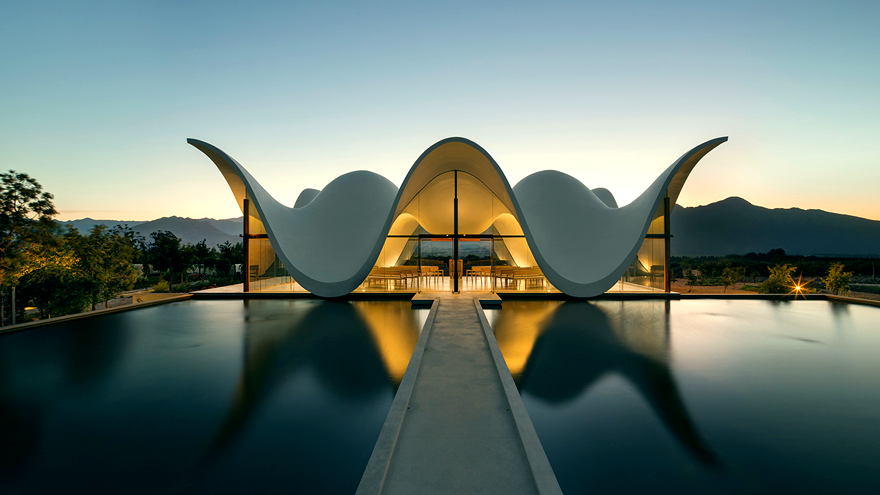 This Bible-verse inspired building has a unique swan-like design ...