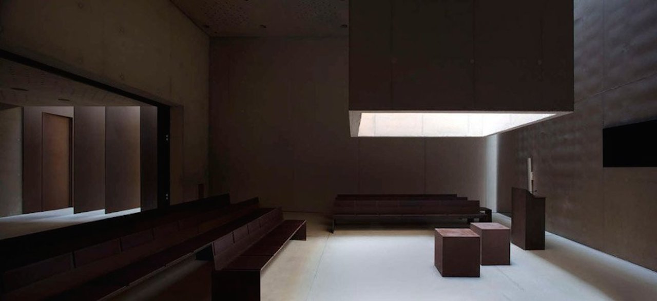 Architects design a crematorium situated in the middle of a lake ...