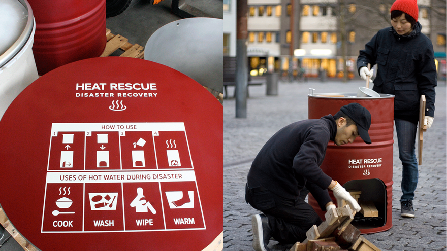 The Heat Rescue stove provides practical survival tools for those in ...
