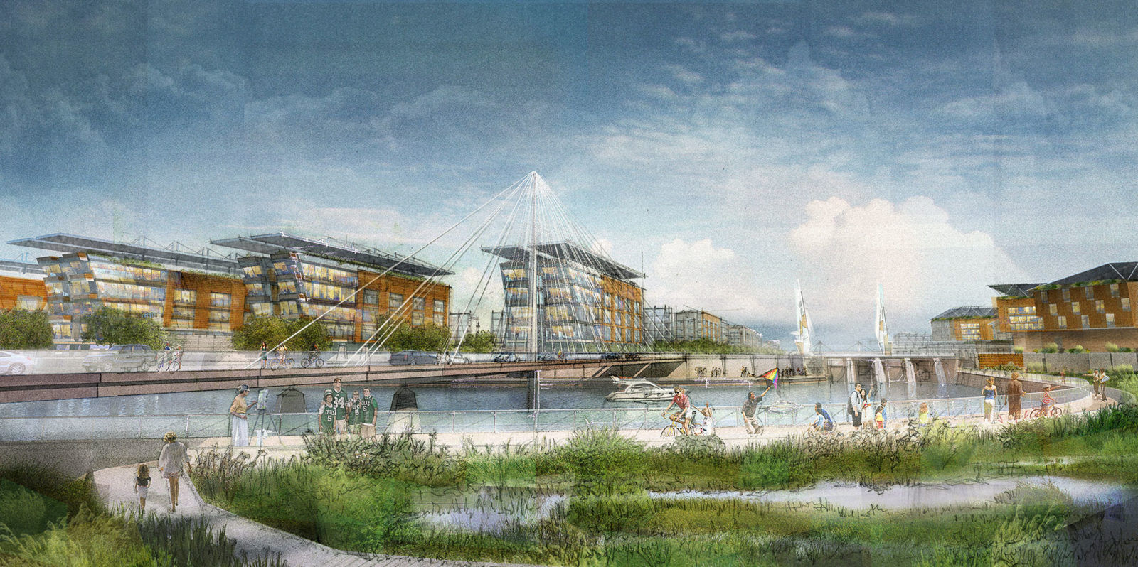 A new hydroelectric canal reuses fresh and marine water to provide ...