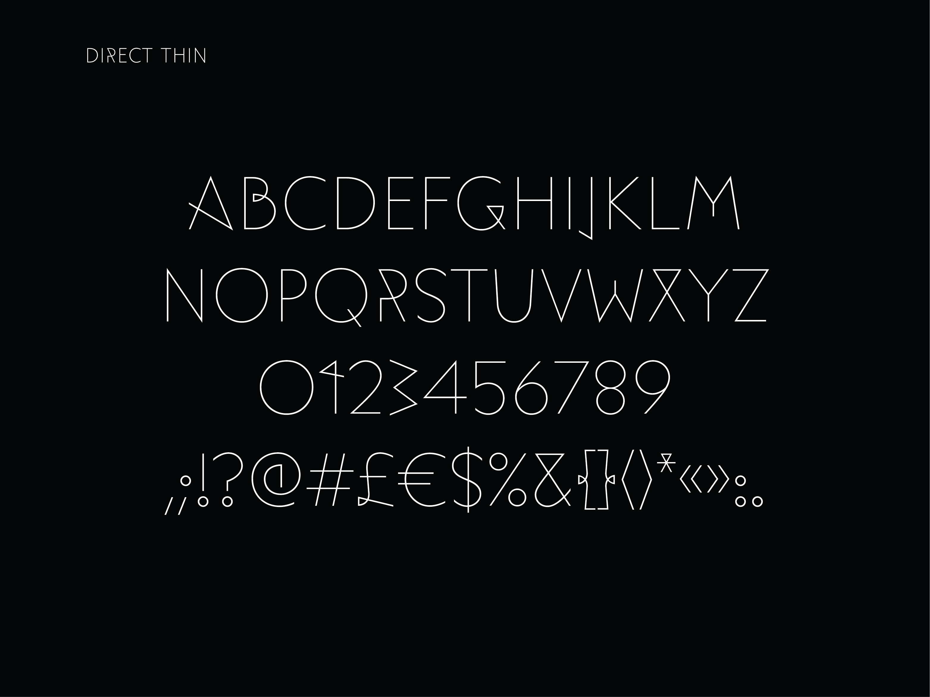 Typeface inspired by the movement of dance | Design Indaba