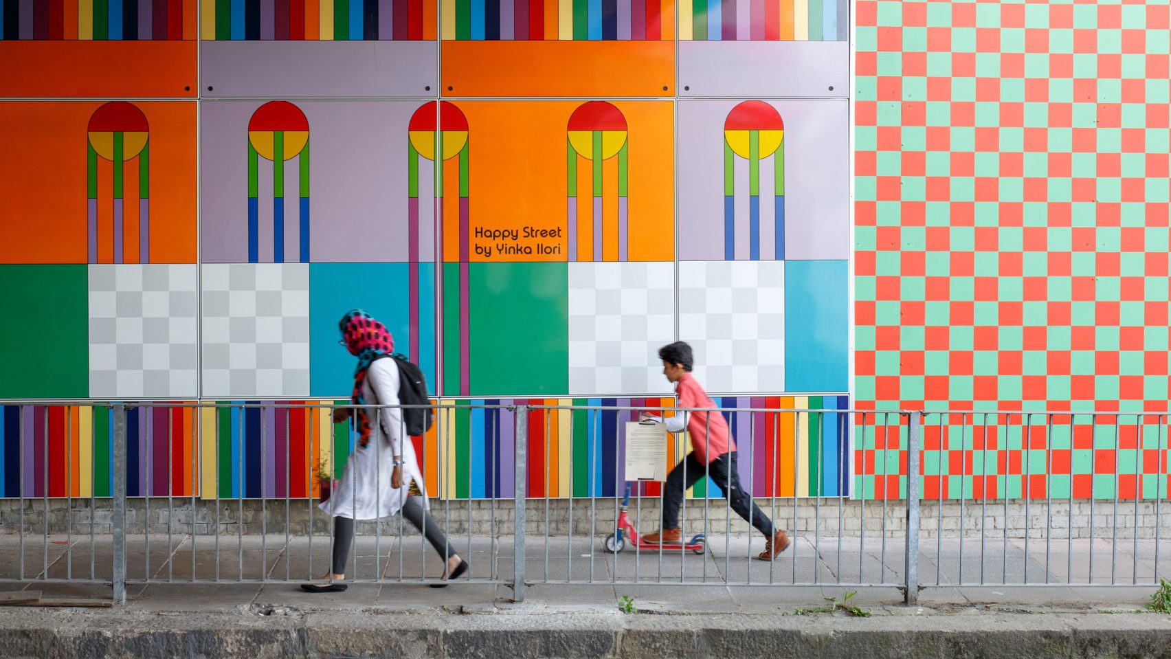 London street gets the Yinka Ilori happy treatment | Design Indaba