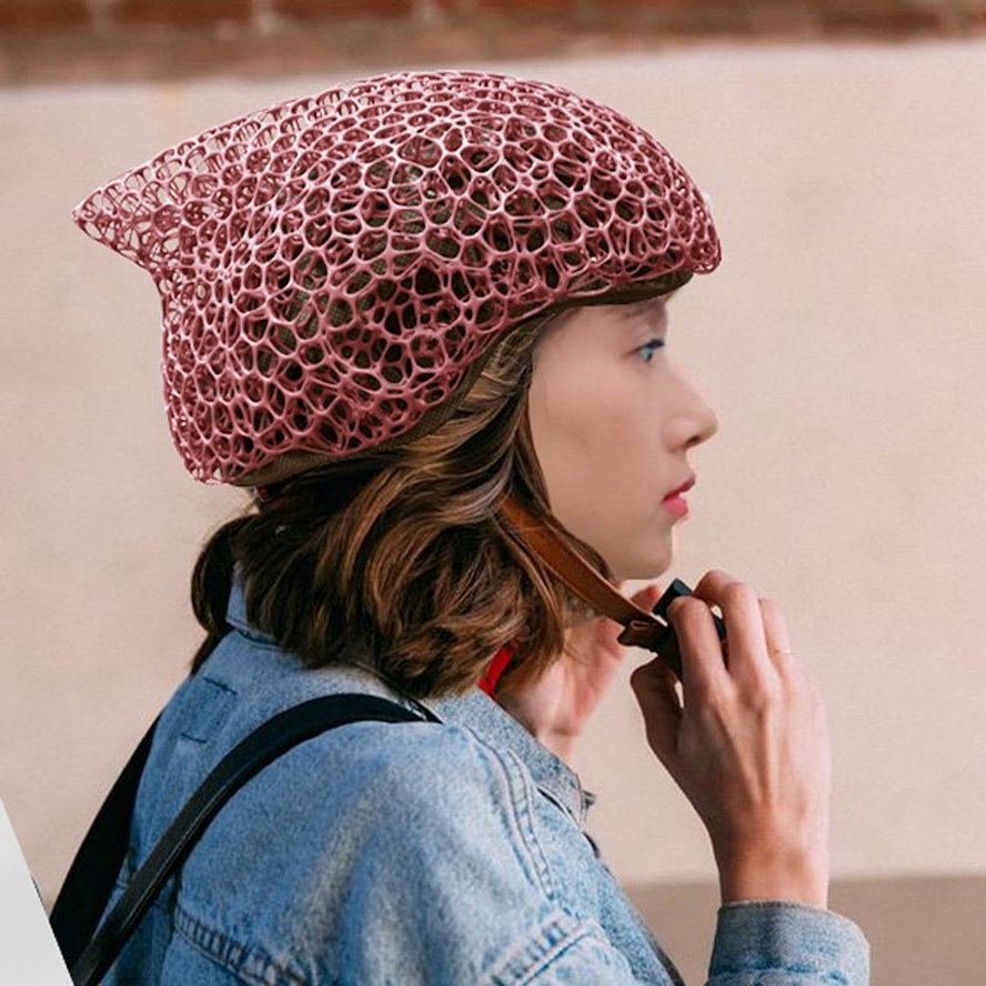 The bicycle helmet made up of parametric techniques | Design Indaba